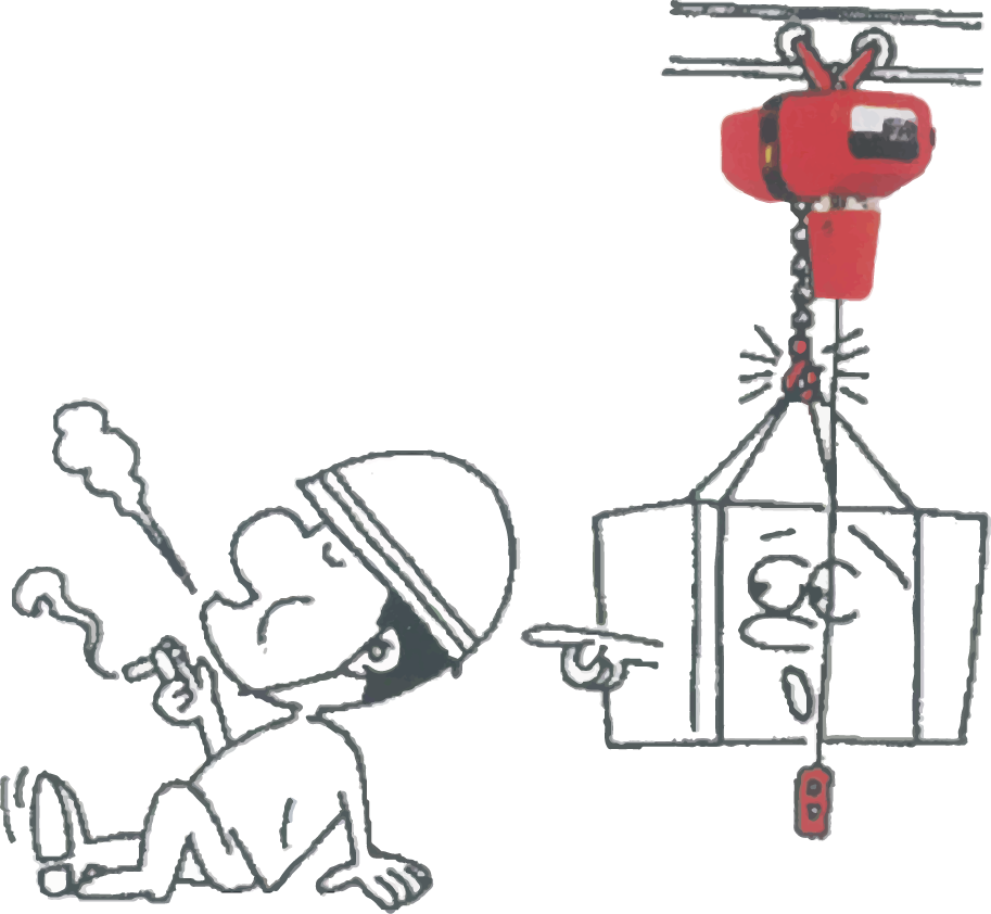 Precautions for using hoist