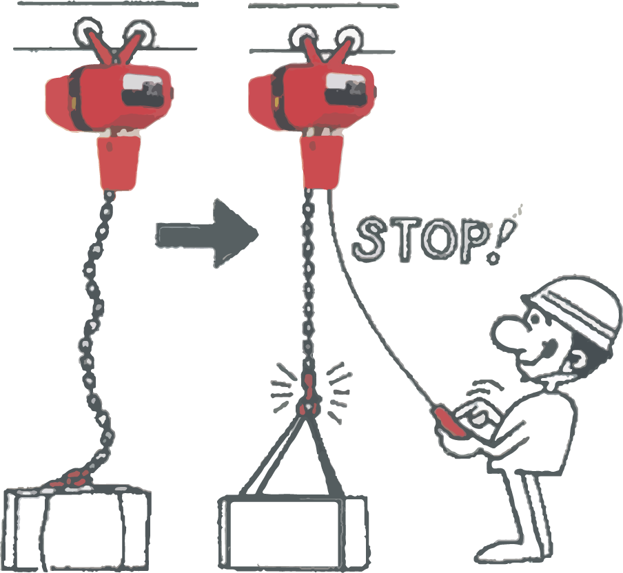 Precautions for using hoist
